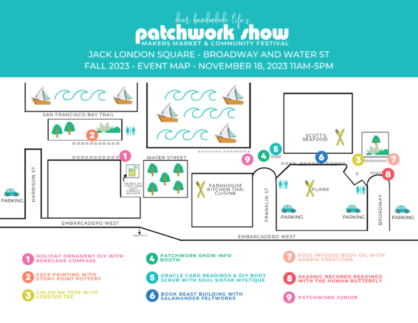 2 pw oak Fa23 – activities map - Patchwork Show